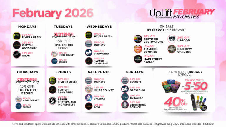 Cannabis Specials in Cincinnati, OH | UpLift Ohio